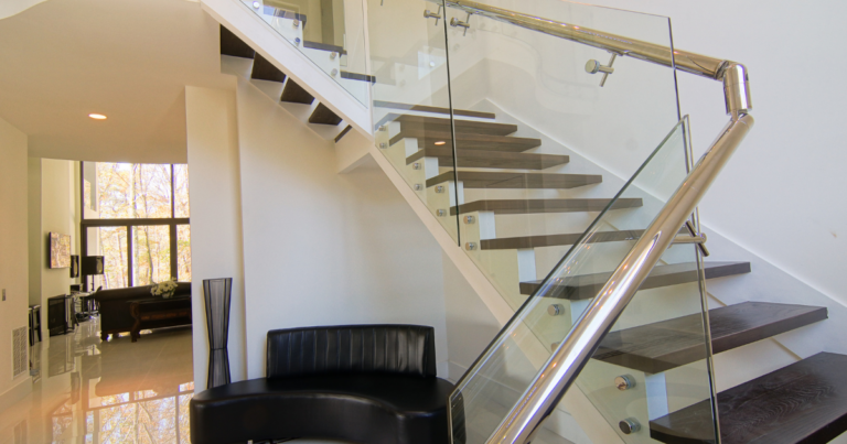 Stylish Glass Stair Railings Enhance Your Space