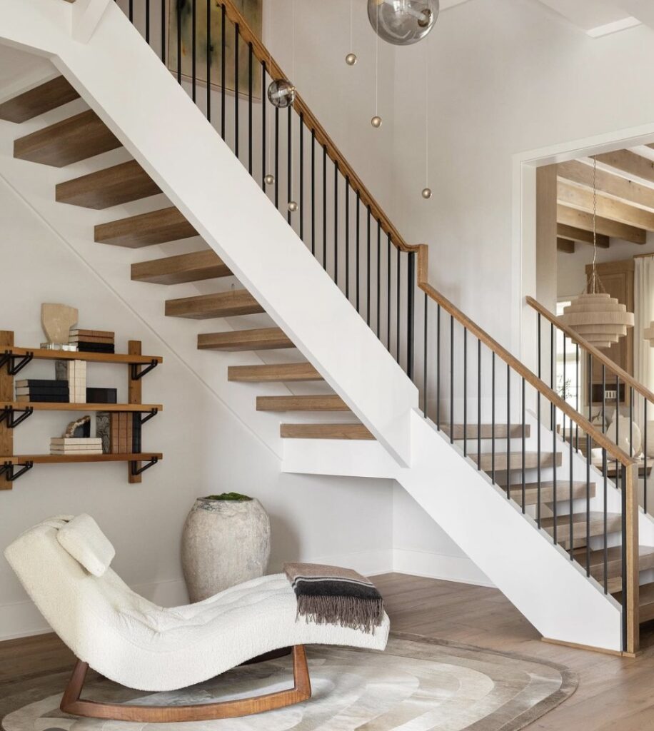 Modern Wood Stair Railings - Artistic Stairs